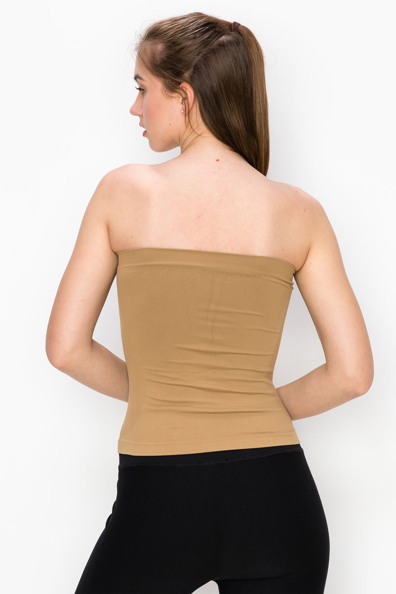 KURVE SEAMLESS SIDE RIBBING TUBE TOP – kurveShop